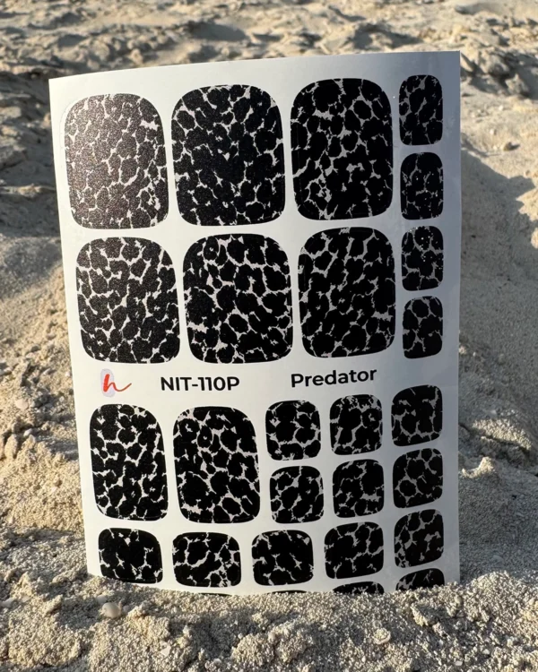 Predator Pedicure Nail Wraps • Nailed It